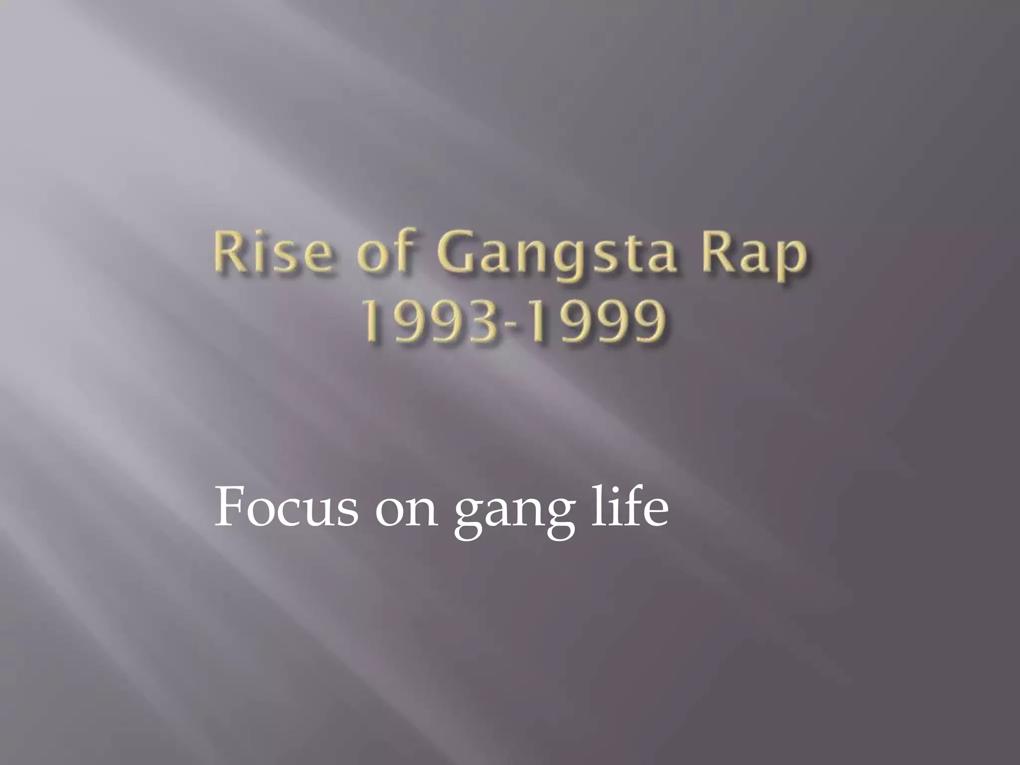 History of Rap | PPTX