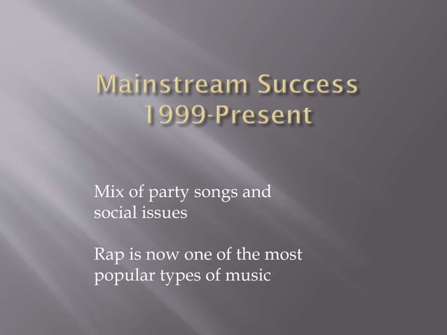 History of Rap | PPTX