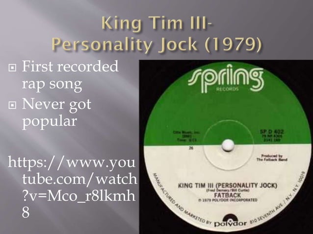 History of Rap | PPTX