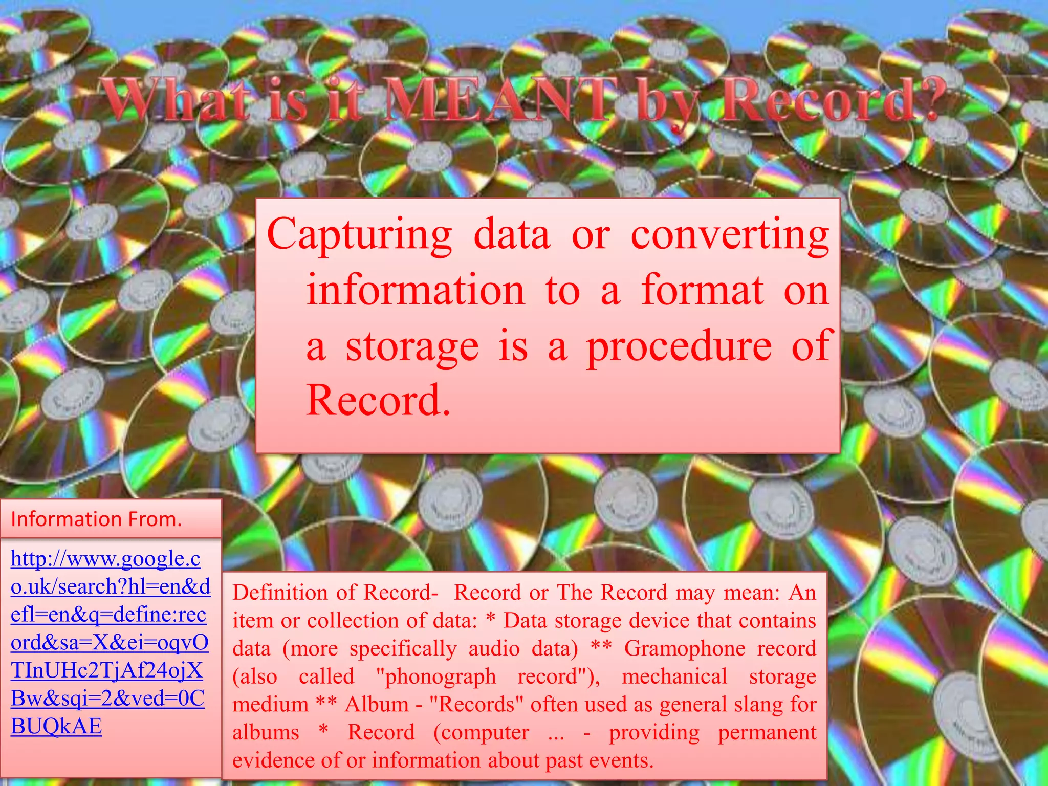 History of record | PPTX