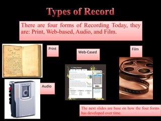 History of record | PPTX