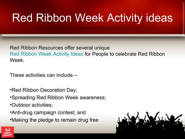 History of red ribbon week | PPT | Crime & Harmful Acts to Individuals ...