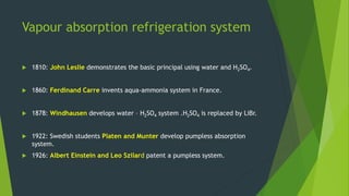 History of refrigeration | PPTX