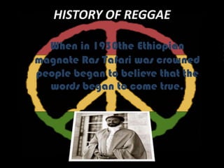 History of reggae | PPTX