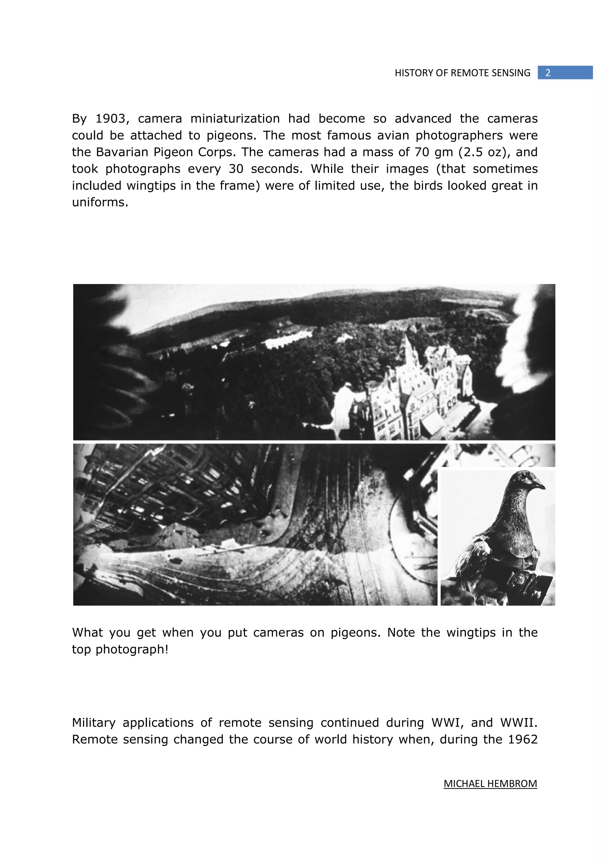 History of remote sensing | PDF