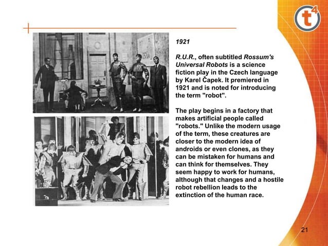 History of Robotics.ppt | Robotics | Technology & Computing