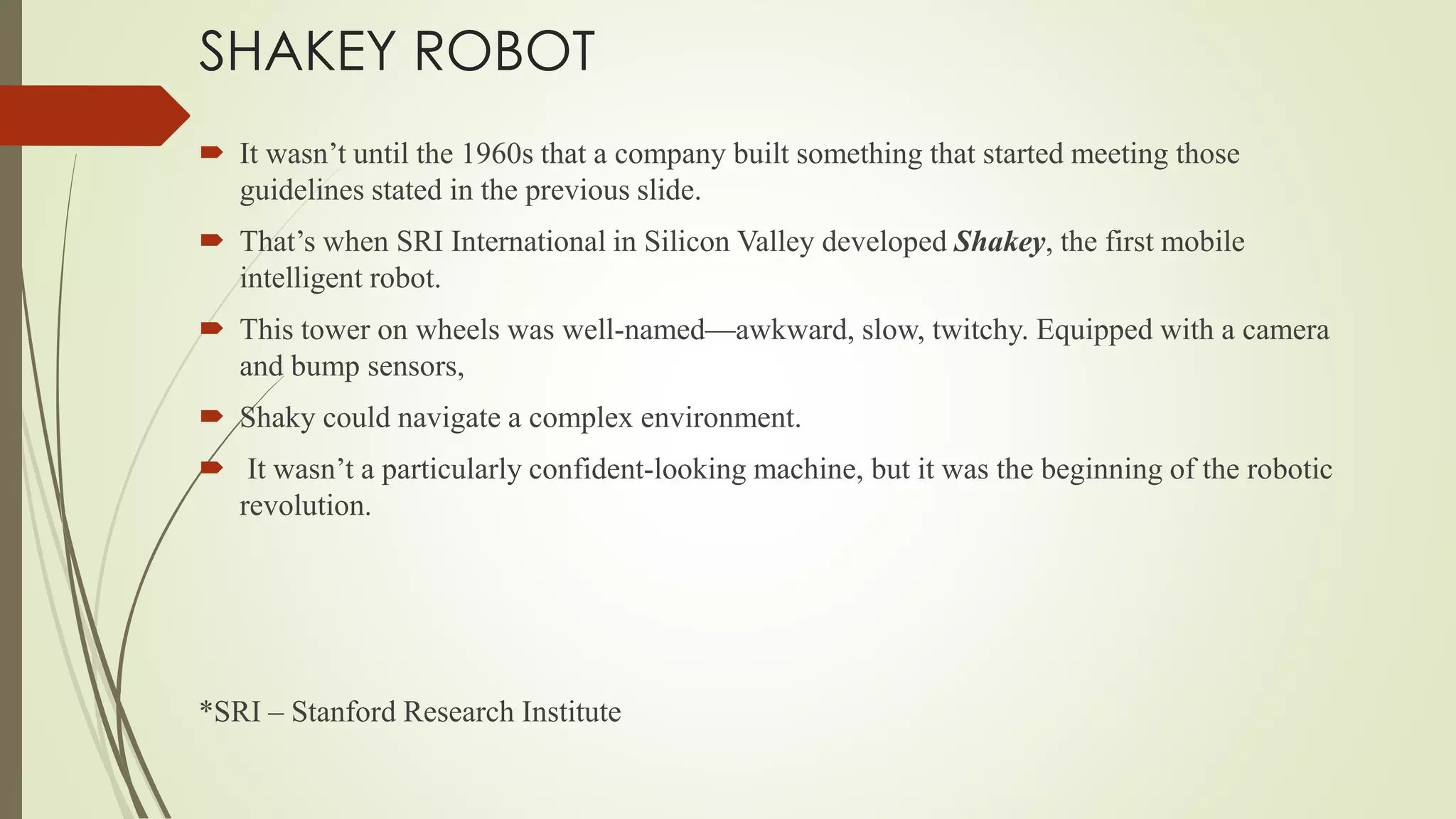 History of robots | PDF