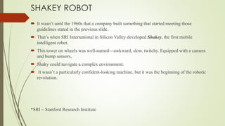 History of robots | PDF