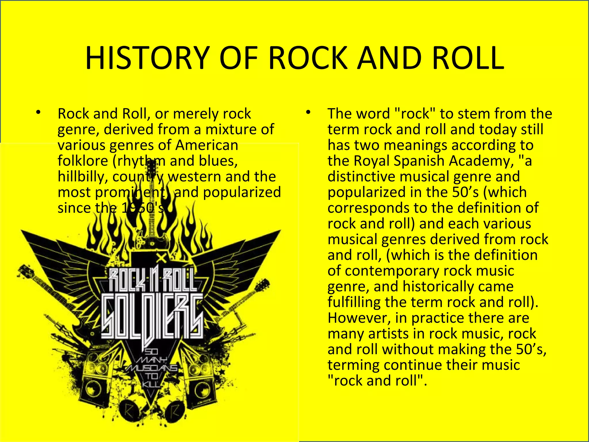 History of rock | PPT