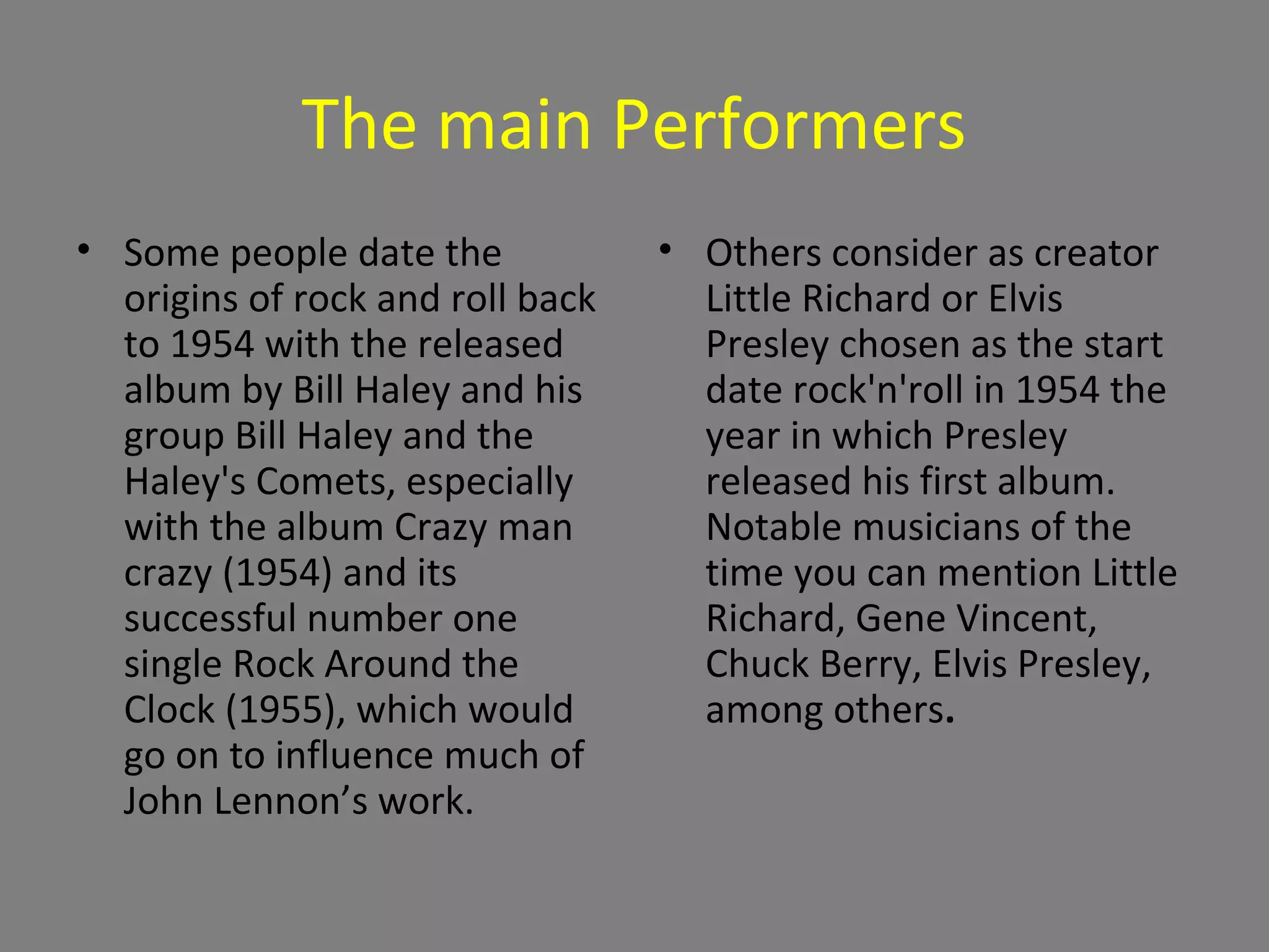 History of rock | PPT