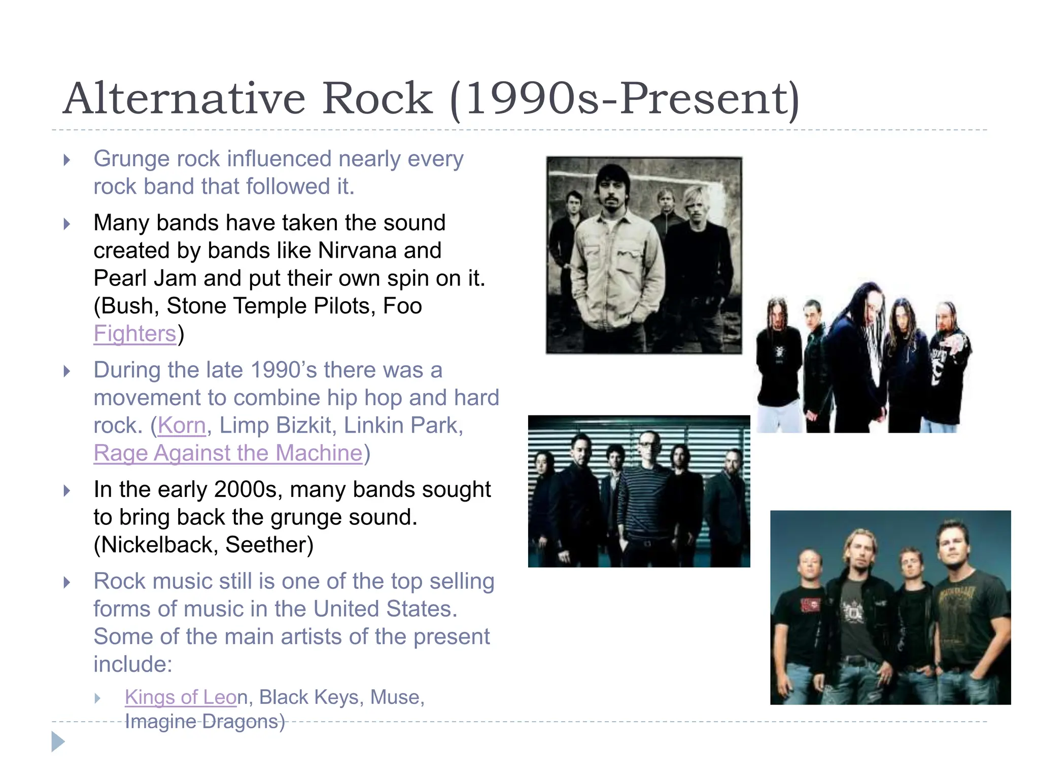 history of rock music powerpoint presentation | PPT