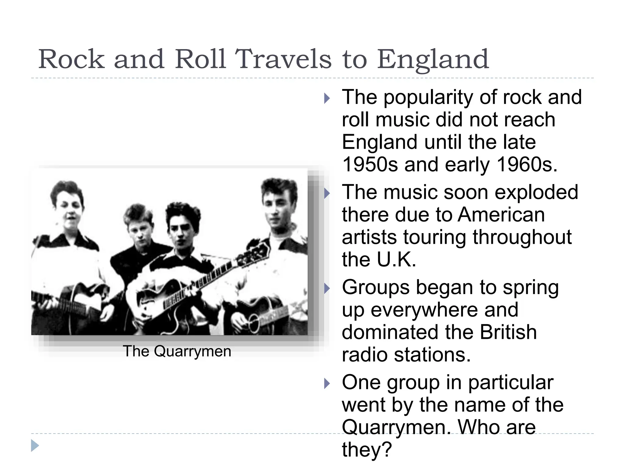 history of rock music powerpoint presentation | PPT