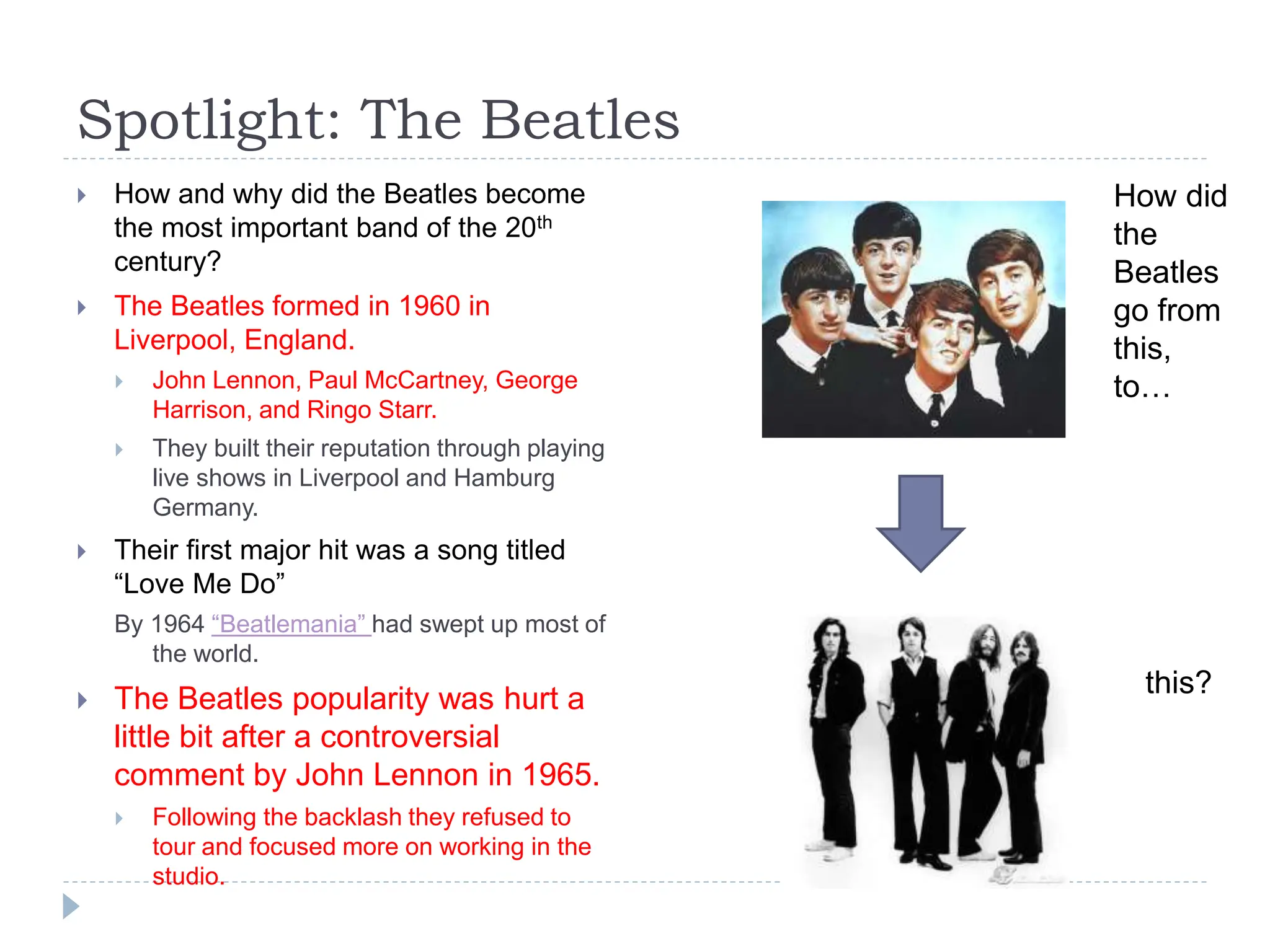 history of rock music powerpoint presentation | PPT