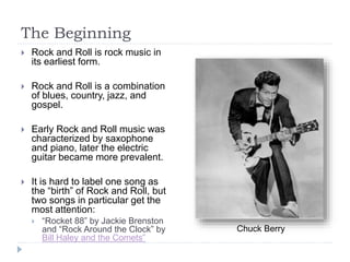 history of rock music powerpoint presentation | PPT