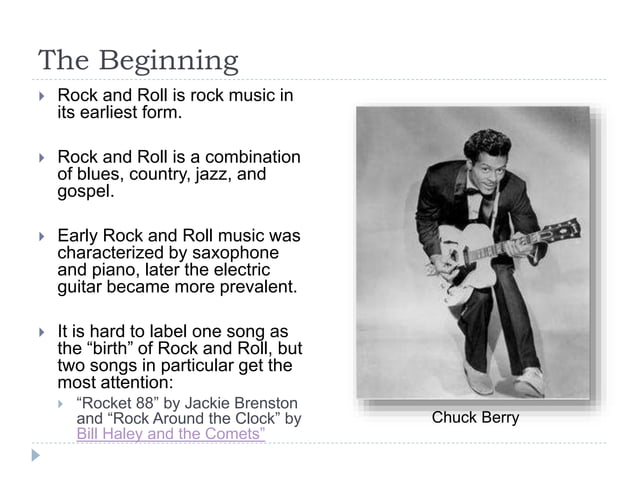 history of rock music powerpoint presentation | PPT