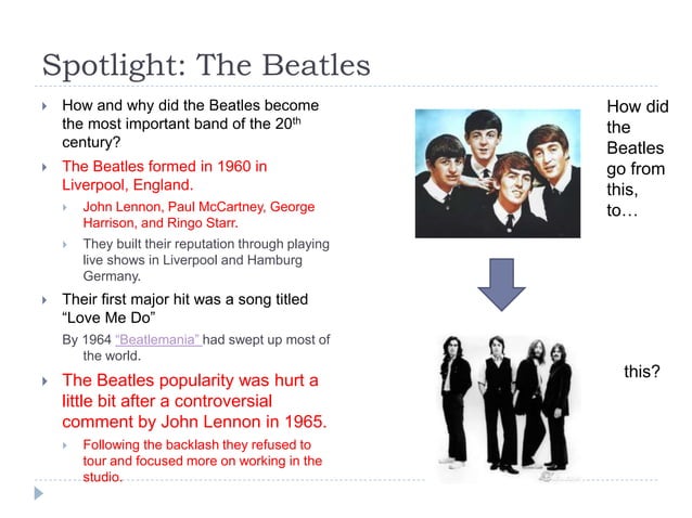 history of rock music powerpoint presentation | PPT