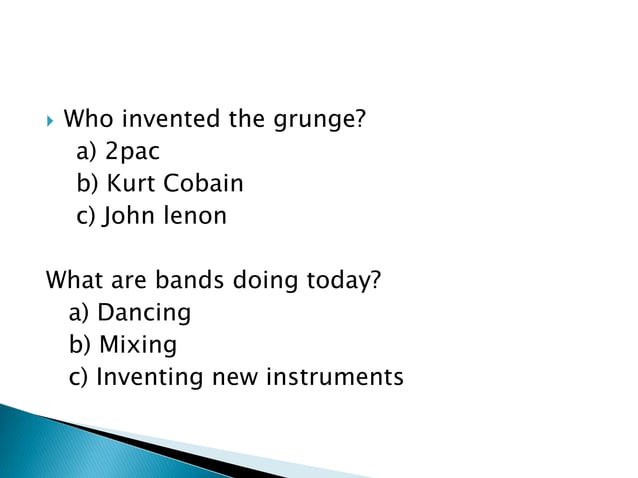 History of rock and roll | PPTX | Classic Rock | Rock Music