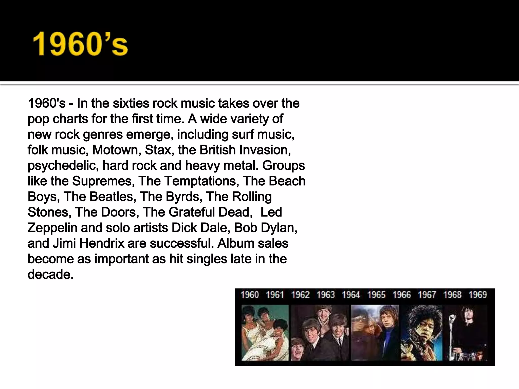 History of rock music | PPT