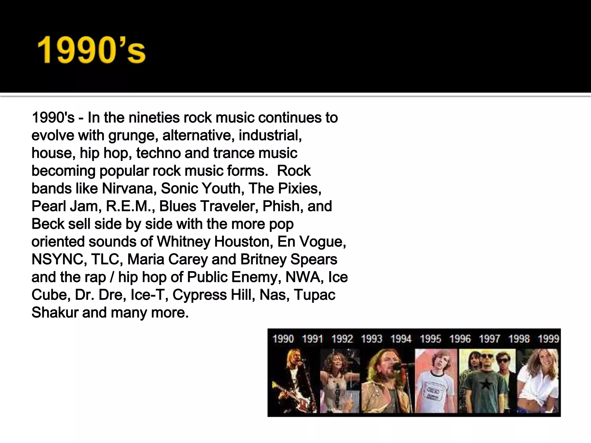 History of rock music | PPT