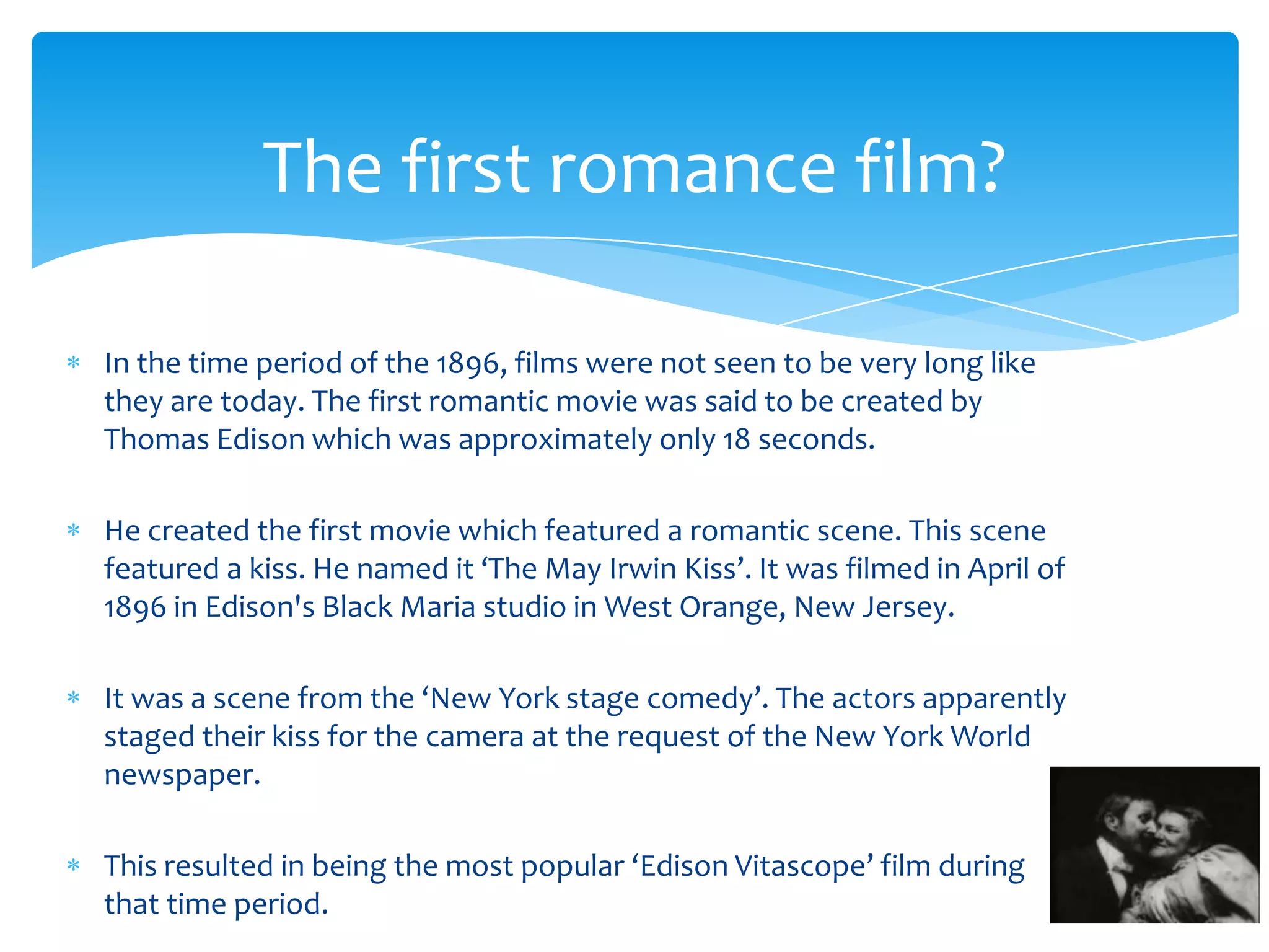 History of romance films | PPTX