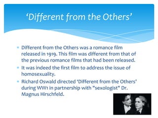 History of romance films | PPTX