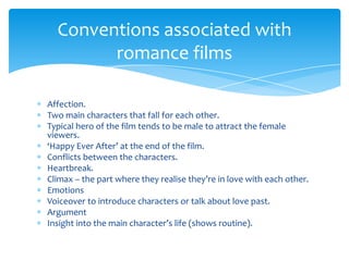 History of romance films | PPTX