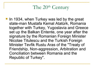 History of romanian turkish relations | PPT