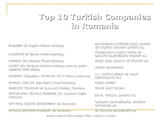 History of romanian turkish relations | PPT