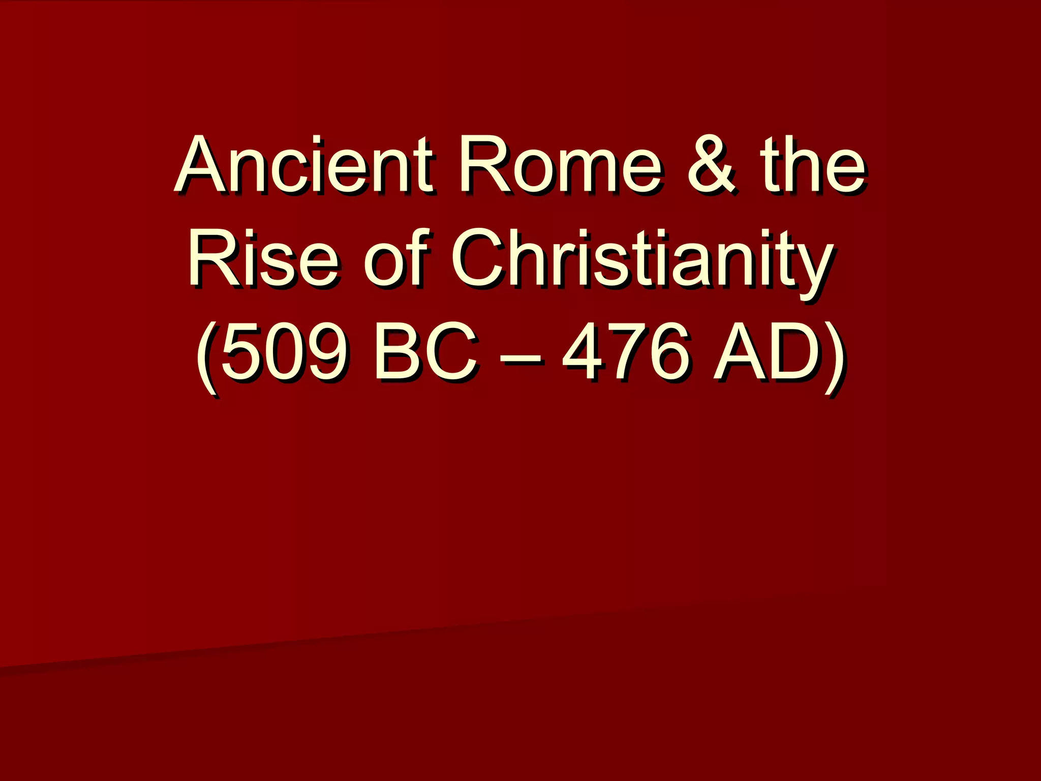 History of rome | PPT