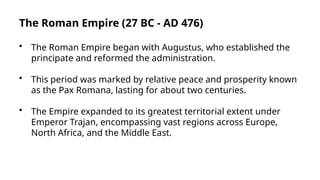 History Of Rome and Roman civilisation.pptx