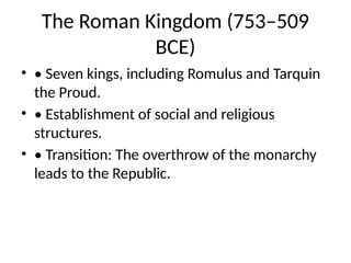 History_of_Rome_Presentation.pptx and its richness | PPT