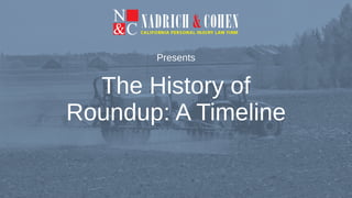 The History of Roundup: A Timeline | PDF