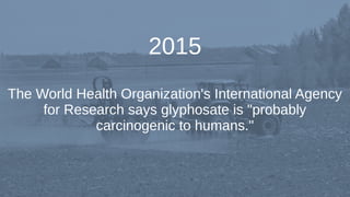 The History of Roundup: A Timeline | PDF