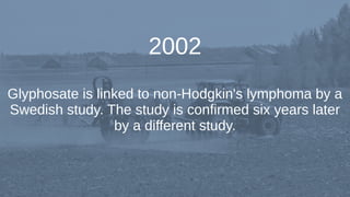 The History of Roundup: A Timeline | PDF | Agriculture | Industries