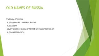 History of RUSSIAby Yashojit Sengupta.pptx