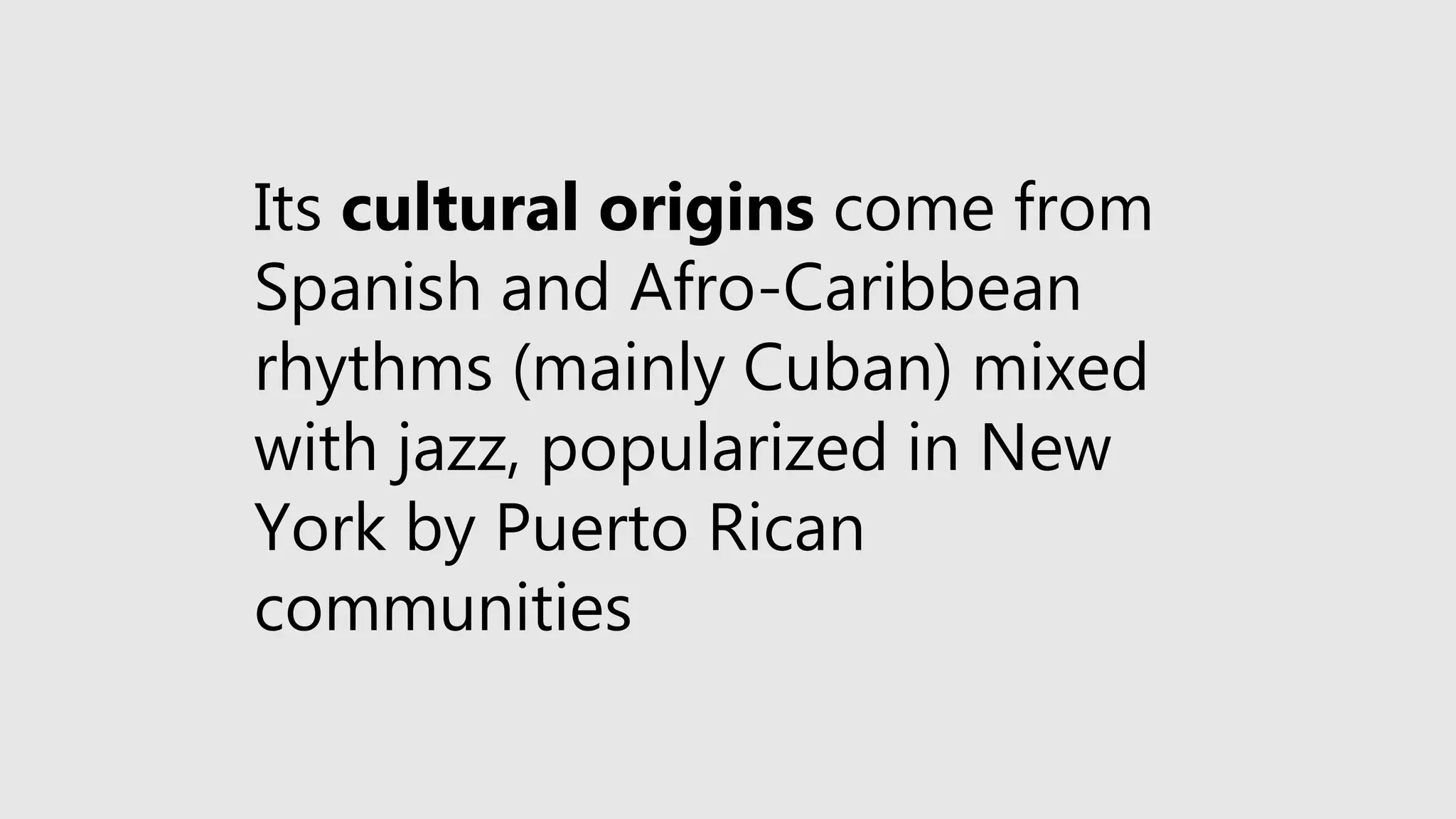 History of salsa | PPTX