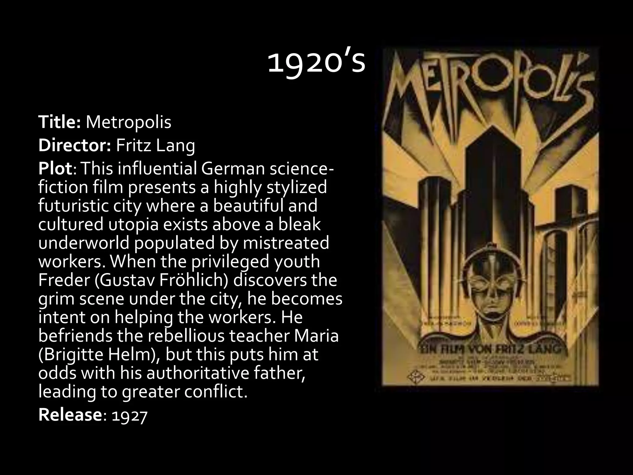 History of sci fi films | PPT