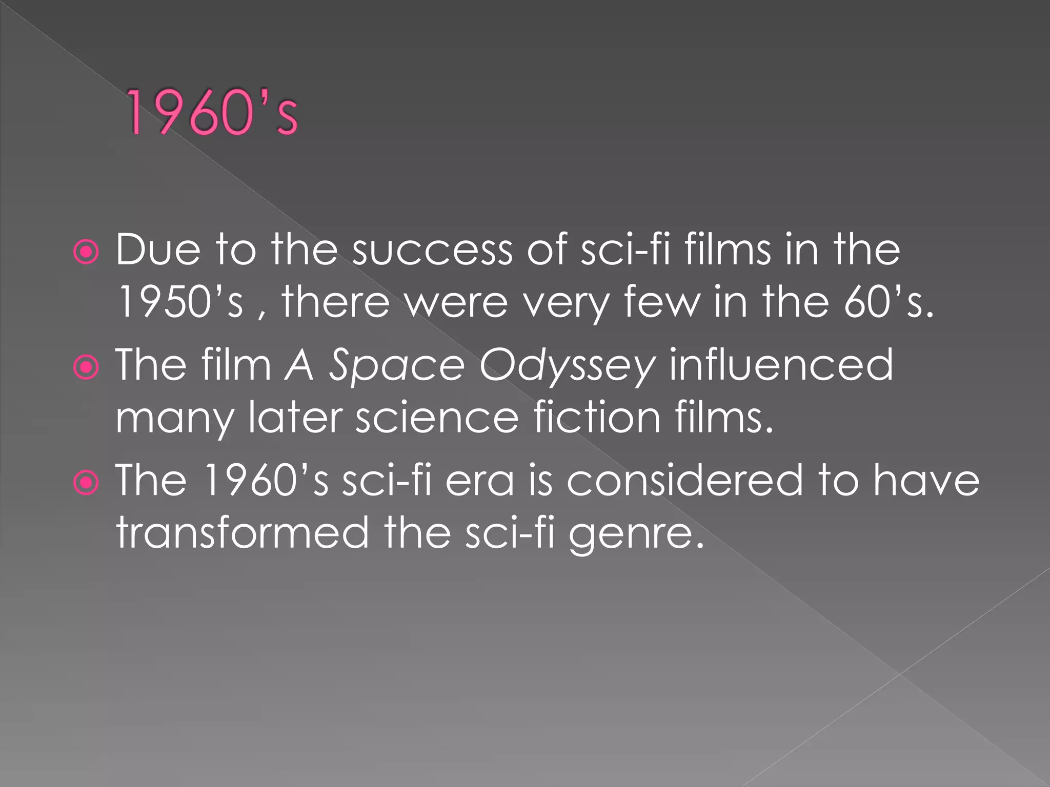 History of sci fi films (1) | PPTX