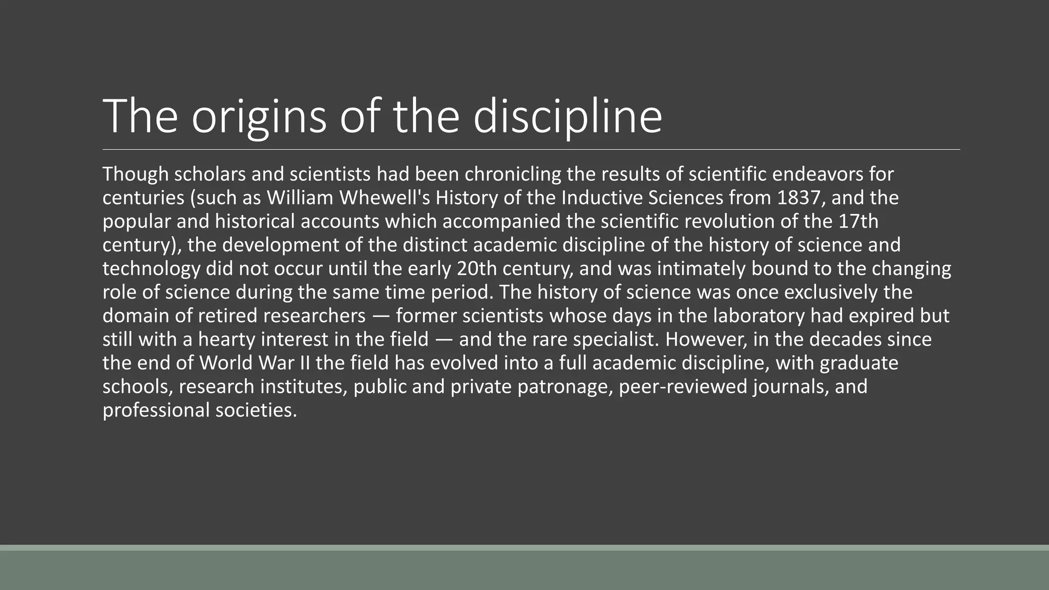 History of science | PPTX