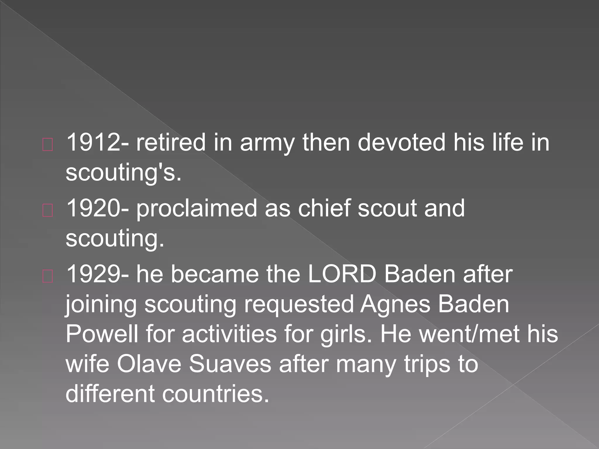 History of Scouting | PPTX