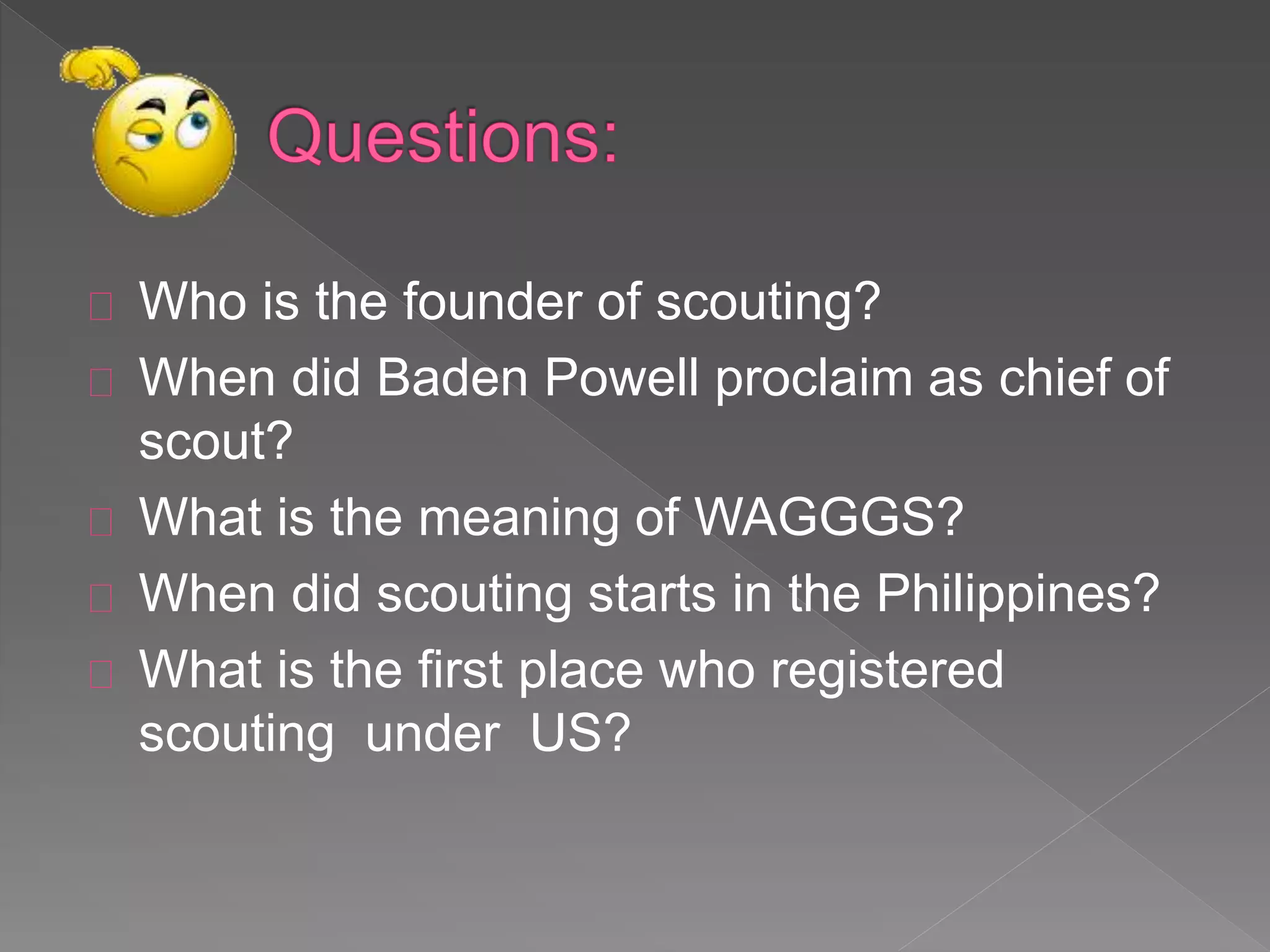 History of Scouting | PPTX