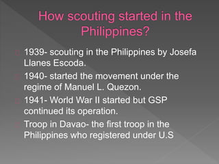 History of Scouting | PPTX