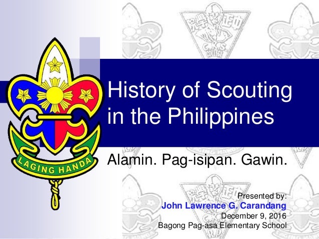 History of scouting in the philippines