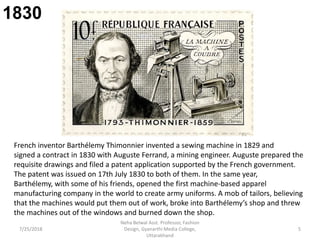 History of sewing machine | PPTX