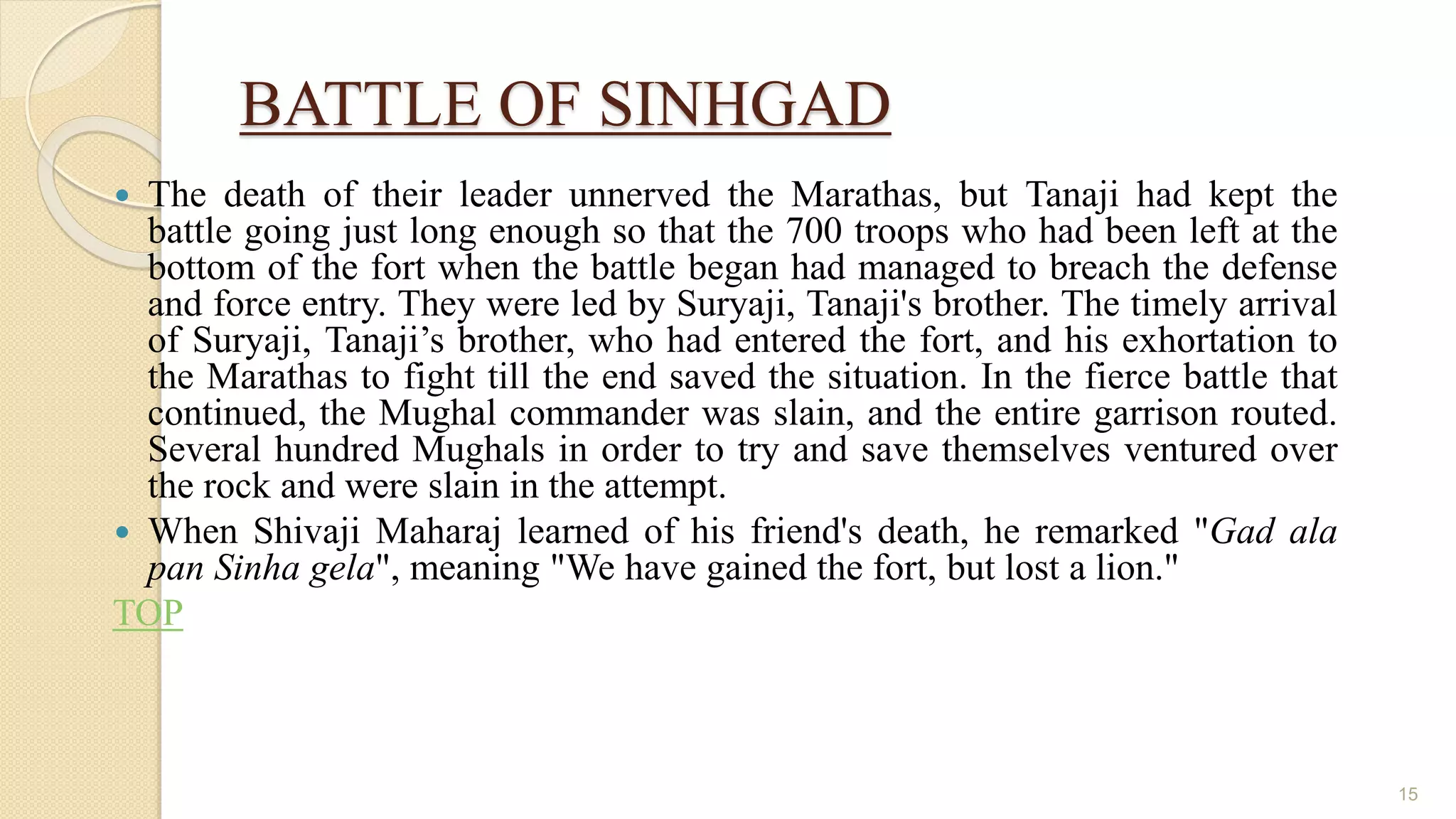 History of shivaji maharaj | PPTX