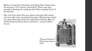 History of Short Film A Level Media [Autosaved].pptx