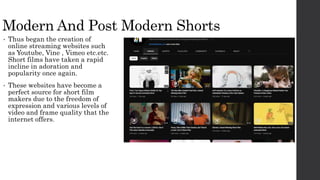 History of Short Film A Level Media [Autosaved].pptx
