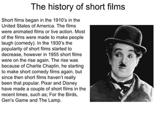 History of short films | PPTX