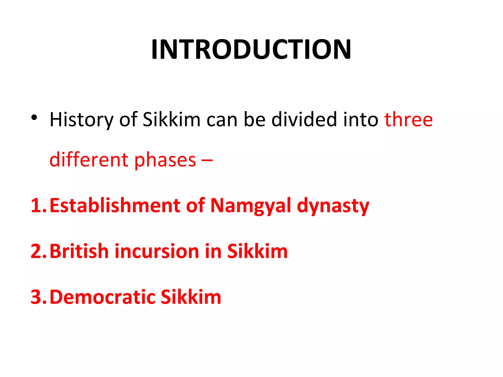 History of sikkim | PPT