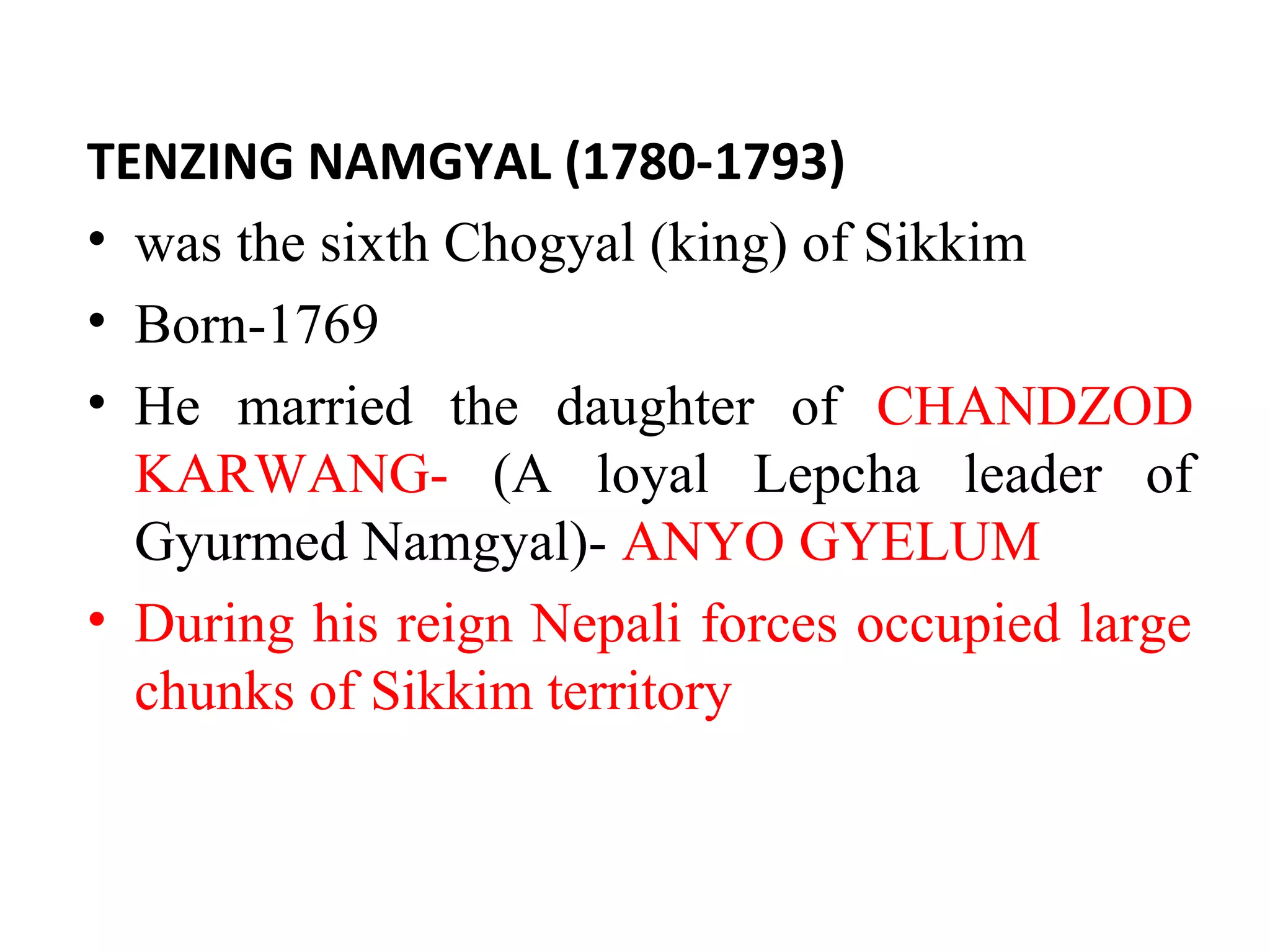 History of sikkim | PPT